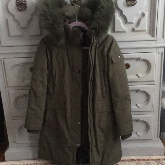 1 Madison | Jackets & Coats | Madison Army Green Down Coat | Poshmark